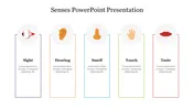 5 Senses PowerPoint Presentation Template & Google Slides