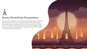 France PowerPoint Presentation Template and Google Slides