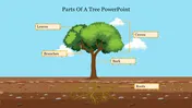Tree Infographic PowerPoint Template and Google Slides