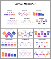 Download Now ADKAR Model Template Presentation Slide