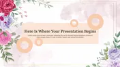 Free Floral Google Slides and PPT Template Presentation