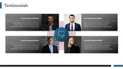 Explore Testimonials PowerPoint And Google Slides Theme