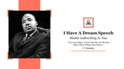 Similes In I Have A Dream Speech PowerPoint & Google Slides