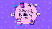 Birthday Card PowerPoint Template and Google Slides