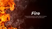 Fire Background PowerPoint and Google Slides Templates