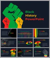 Celebrate Black History Month PPT And Google Slides Themes