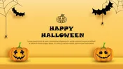 Editable Halloween Theme Slides PowerPoint Template
