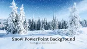 Snow Background Presentation and Google Slides Themes