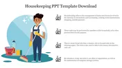 Editable Housekeeping PowerPoint Template and Google Slides