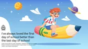 Back To School Template PowerPoint Presentation Slide