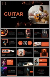 Guitar PowerPoint Presentation And Google Slides Template