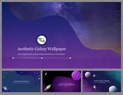 Galaxy Themed PowerPoint Templates and Google Slides