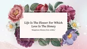 Floral PowerPoint Templates Presentation and Google Slides
