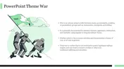 War Theme PowerPoint Presentation Template and Google Slides