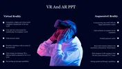 Add To Cart AR And VR PPT Presentation Template Slide