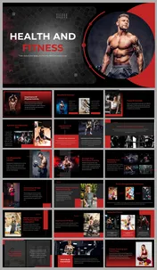 Walking PowerPoint Presentation Template and Google Slides