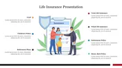 Life Insurance Presentation PPT Template and Google Slides