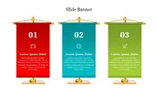 Try Editable Banner Template Free PowerPoint Presentation