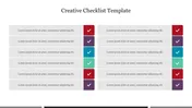 Ready To Use Checklist PPT And Google Slides Template