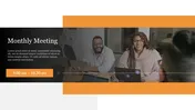 Get Weekly Meeting Template Presentation