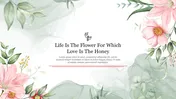 Floral PowerPoint Templates Presentation and Google Slides
