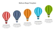 Shop Now! Balloon Template PowerPoint Presentation