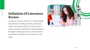 Literature Review PowerPoint And Google Slides Themes