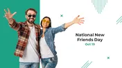 Buy Now! National New Friends Day PPT And Google Slides