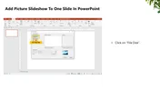 Add Picture Slideshow To One Slide In PPT & Google Slides