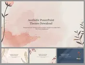 Pink And Blue Aesthetic PPT Google Slides Templates