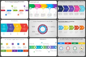 Free Chevron Process Flow Google Slides and PPT Templates