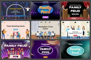 "Corporate & Team Building" Family Feud PowerPoint Templates