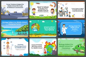 Middle School PowerPoint Templates and Google Slides Themes