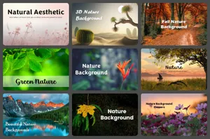 Nature Background PPT, Google Slides, and Canva Templates
