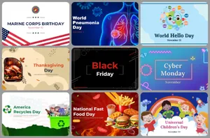 Free November Month Special Days PPT And Google Slides