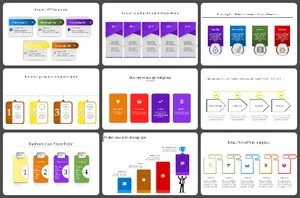 Free Linear - Parallel Google Slides & PowerPoint Templates