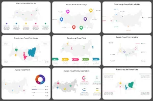 Free Russia Map Google Slides and PowerPoint Templates