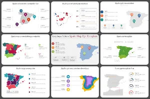 Free Spain Map Google Slides Themes & PowerPoint Templates