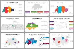 Free Switzerland Map Google Slides and PowerPoint Templates