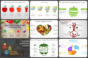Free Vegetables And Fruits Google Slides & PPT Templates
