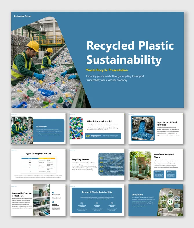 Recycling and Sustainability PowerPoint and Google Slides