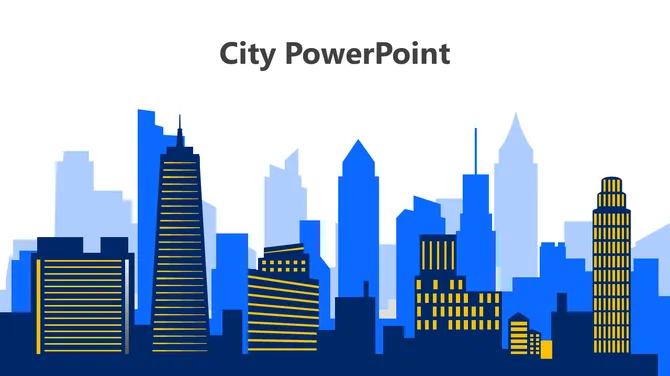City Park Powerpoint Template Travel In New York Premium PowerPoint