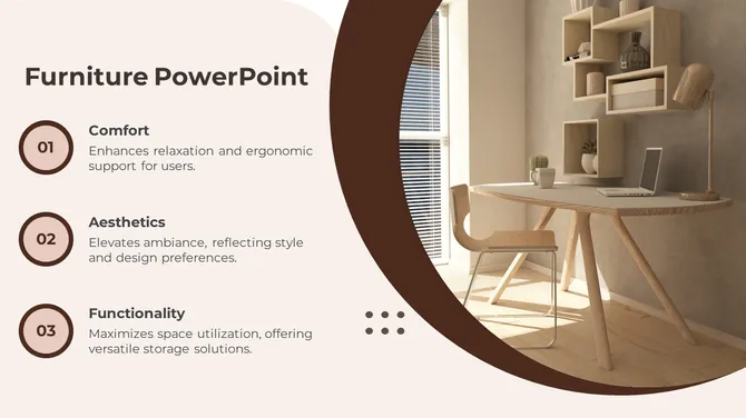 Business Story Powerpoint Presentation Template Office Furniture