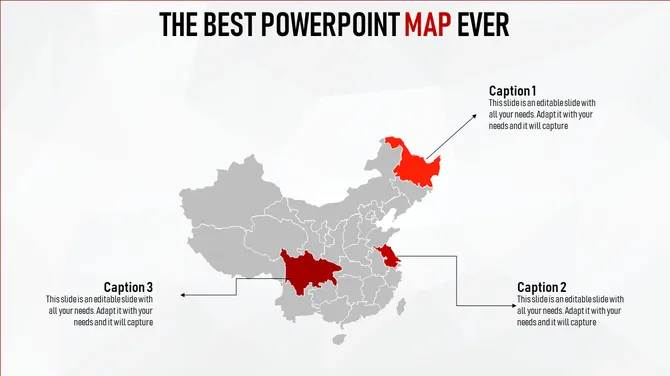 Editable China Map In Powerpoint Slidemodel