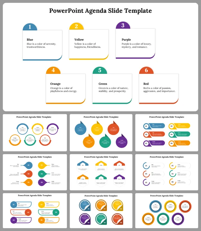 Free Agenda PowerPoint Templates and Google Slides Themes