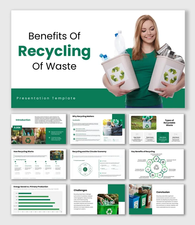 Recycling and Sustainability PowerPoint and Google Slides