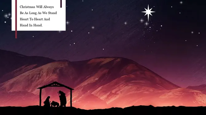 Nativity Powerpoint Background Nativity PowerPoint Presentation