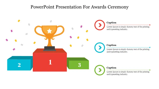 Awesome High Annual Award Ceremony Ppt Template For