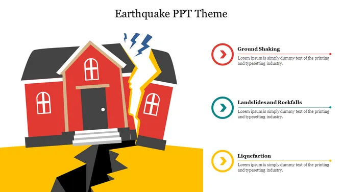 Earthquake Powerpoint Diagram PPT – Earthquakes PowerPoint