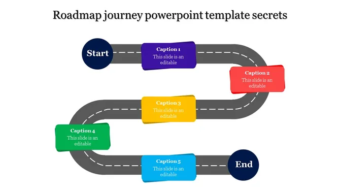 Career Path Roadmap Powerpoint Diagram 1 Powerpoint